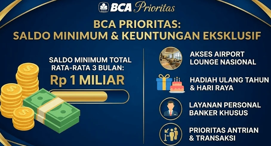Berapa Minimum Saldo BCA Prioritas? Syarat, dan Keuntungan yang Bisa ...