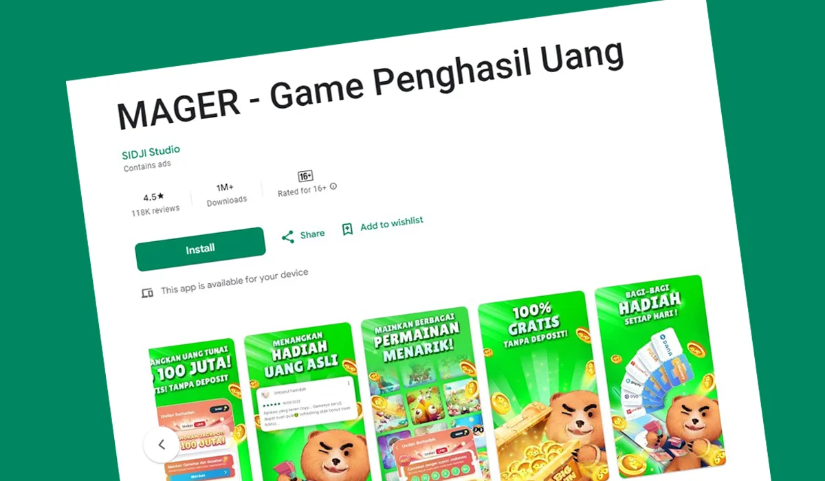 Mager Game Penghasil Uang 2026 Makin Populer, Ini Rahasia Cuan Terbarunya